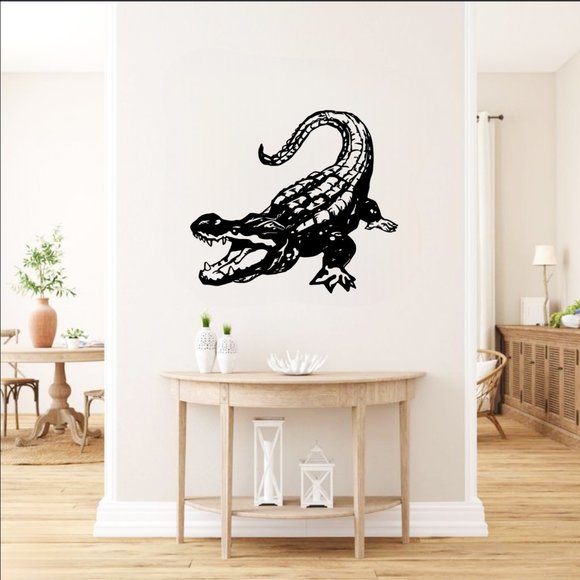 Florida Metal Works | Wall Decor | Metal Wall Hanging Alligator Decor 2 ...